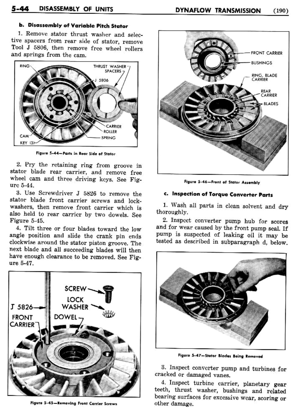 1956 Buick Shop Manual - Dynaflow Page 44 of 68